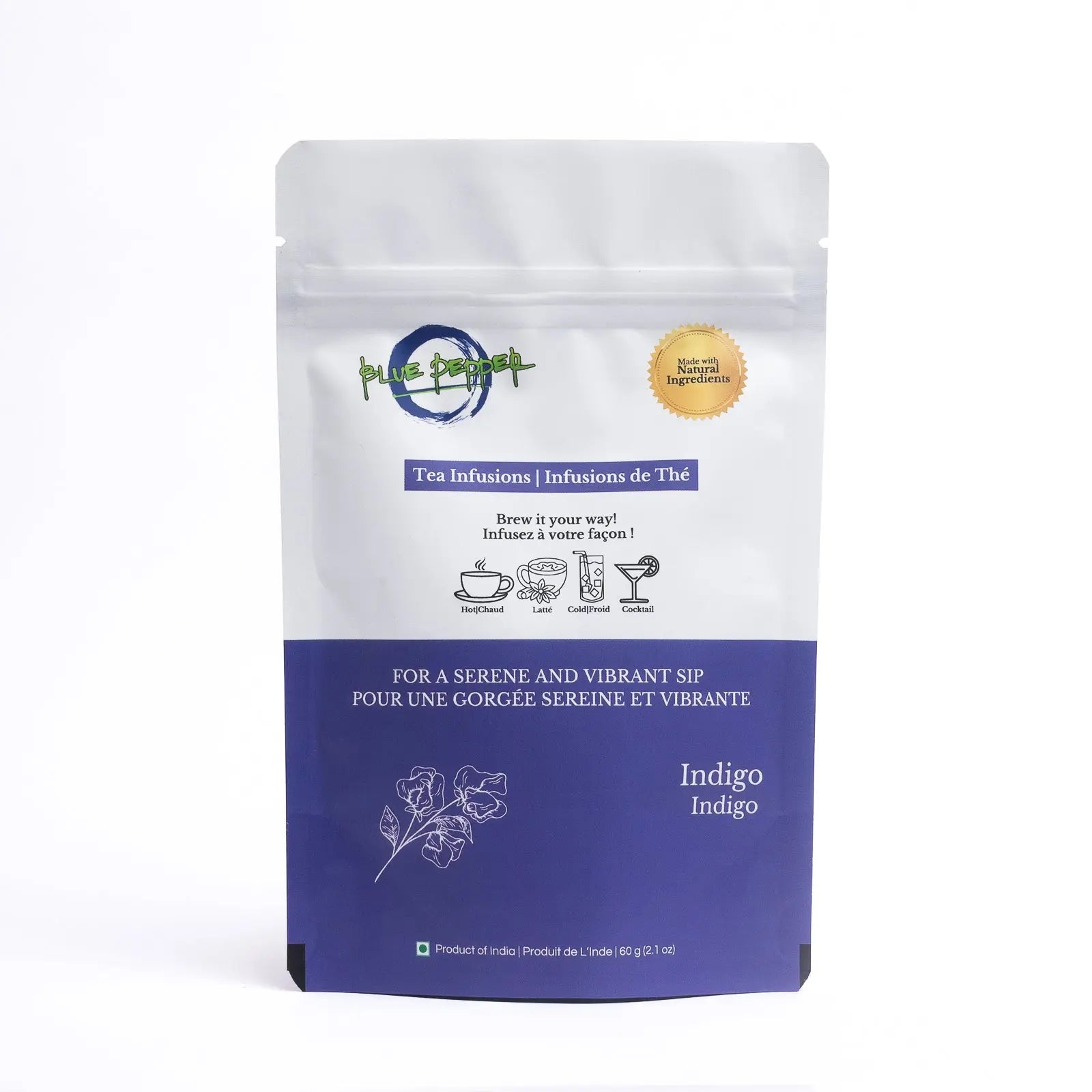 Indigo Blue Herbal Tea Infusion – Blue Pepper